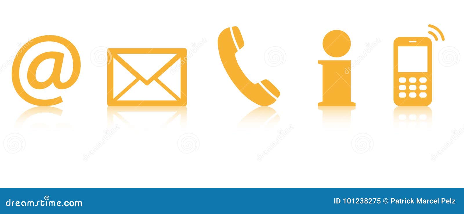 Contate-nos grupo do ícone ilustração do vetor. Ilustração de letra ...