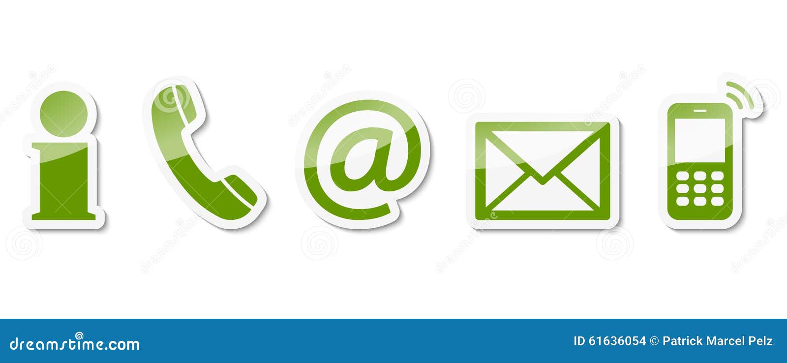 Contate-nos grupo do ícone ilustração do vetor. Ilustração de ...