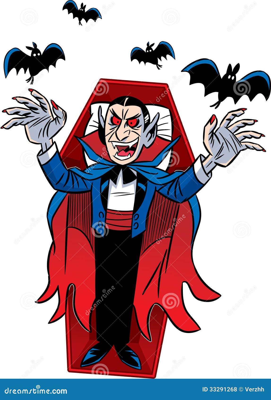 Conte Dracula. Halloween illustrazione vettoriale. Illustrazione di ...