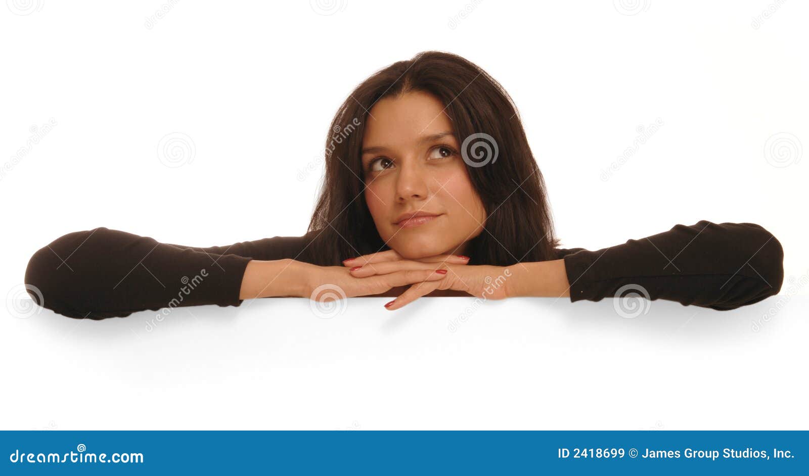Contemplating stock image. Image of thinking, beautiful - 2418699