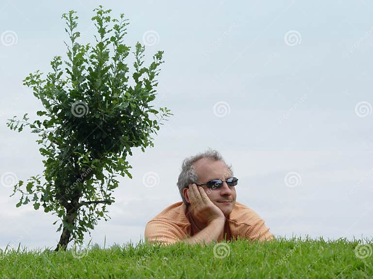 Contemplating stock photo. Image of father, resting, vacation - 34456