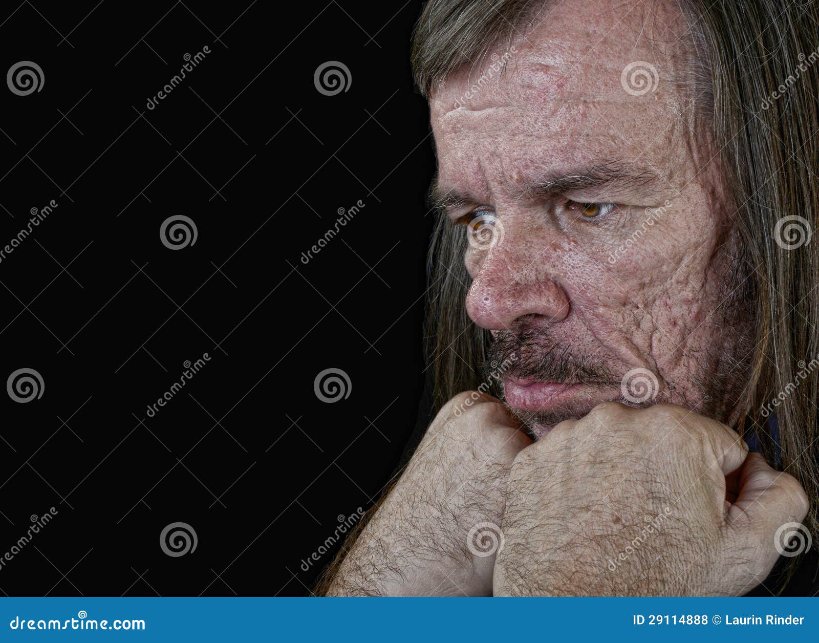 Contemplating Life stock photo. Image of alone, background - 29114888