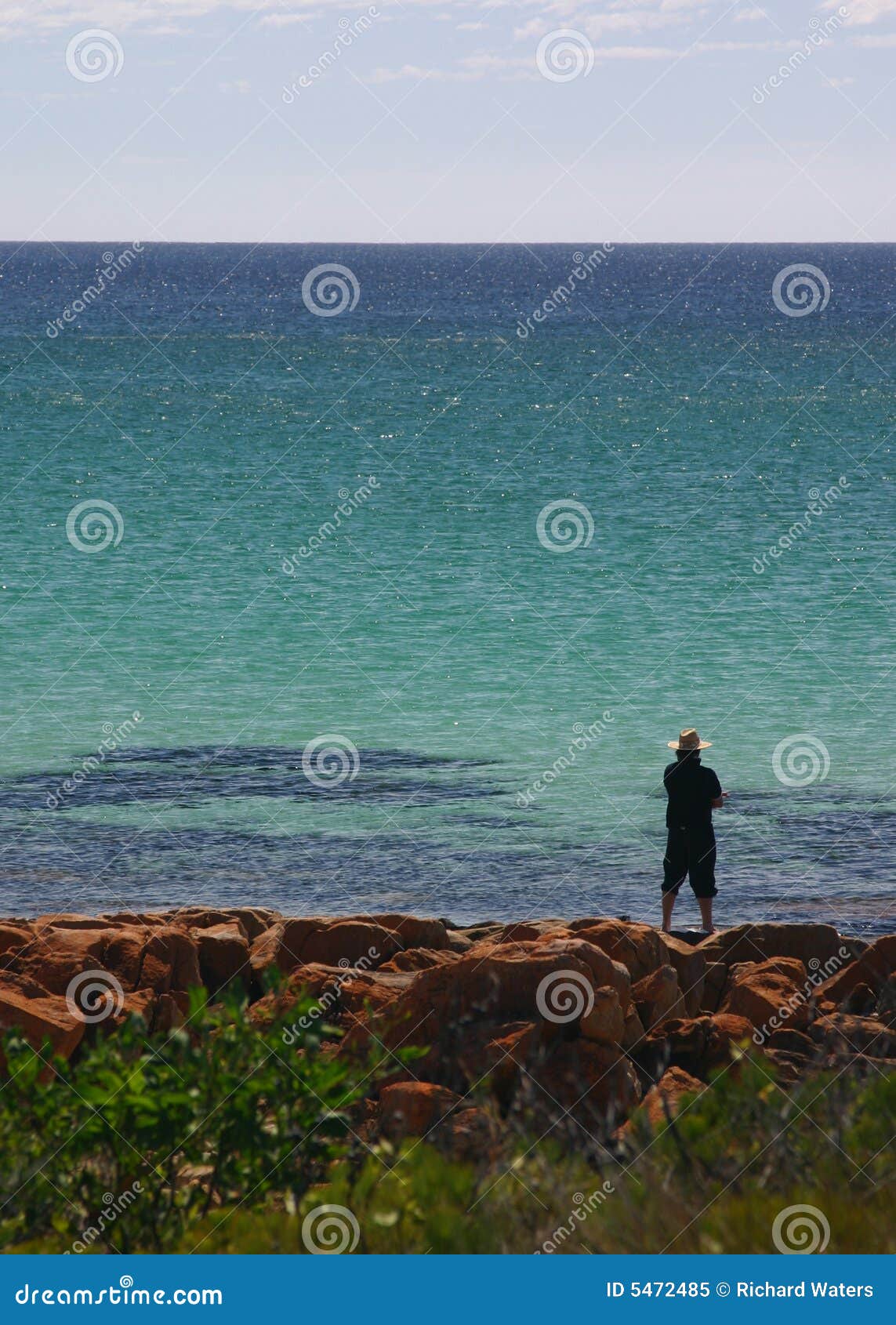 Contemplating Life stock image. Image of relaxing, western - 5472485