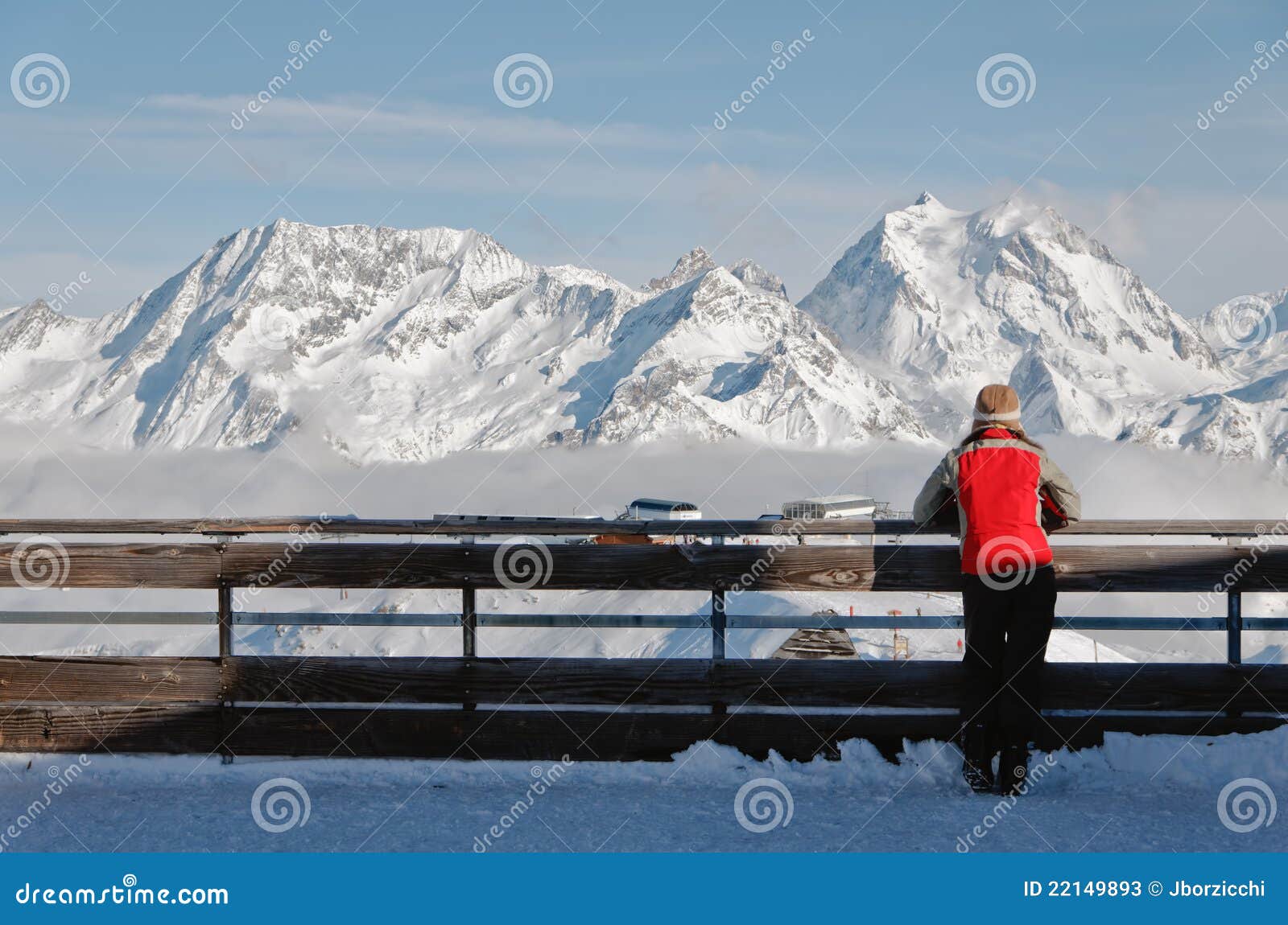 Contemplation of Beauty in Nature Stock Image - Image of panorama ...
