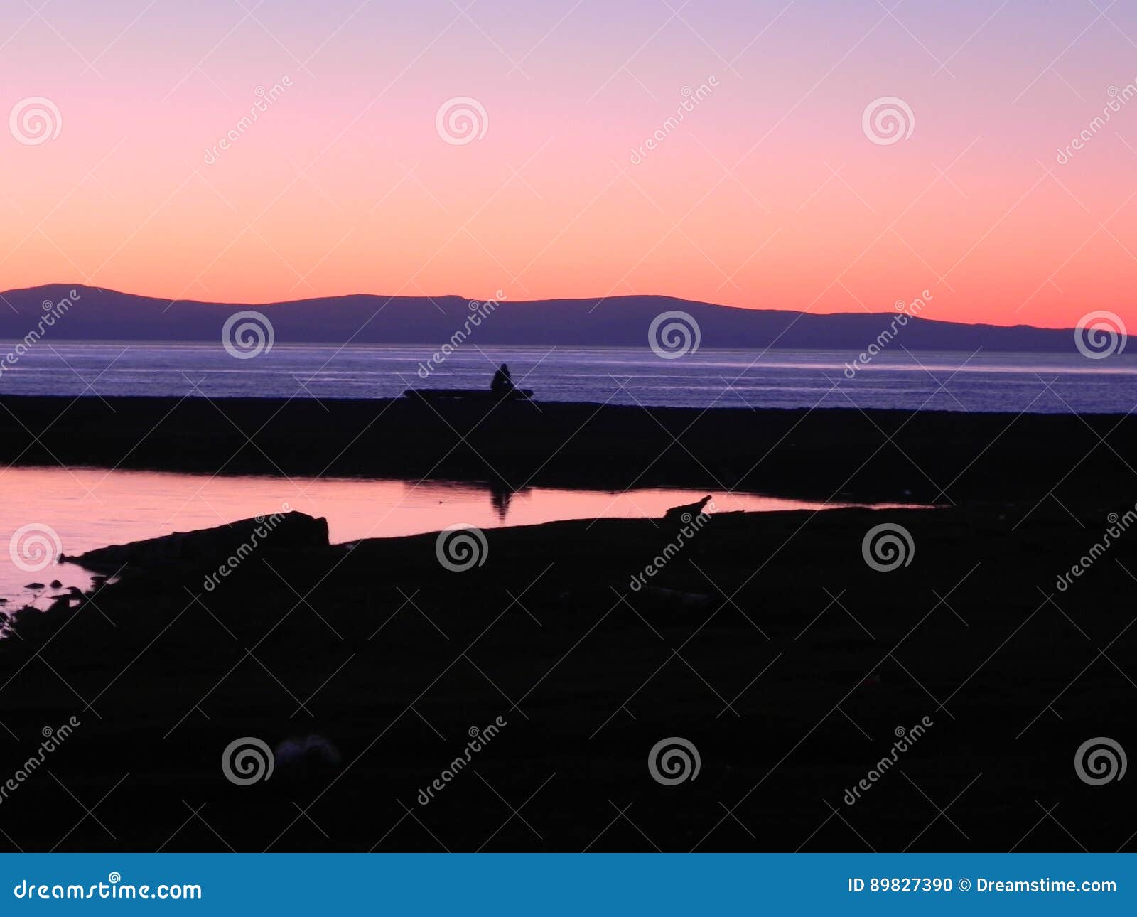 Contemplation of the Sunset Stock Photo - Image of contemplation ...