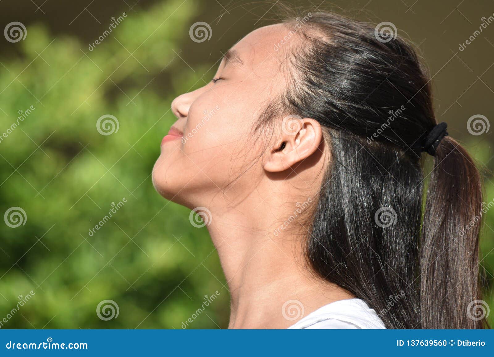 A Contemplative Diverse Person Stock Photo - Image of thought ...