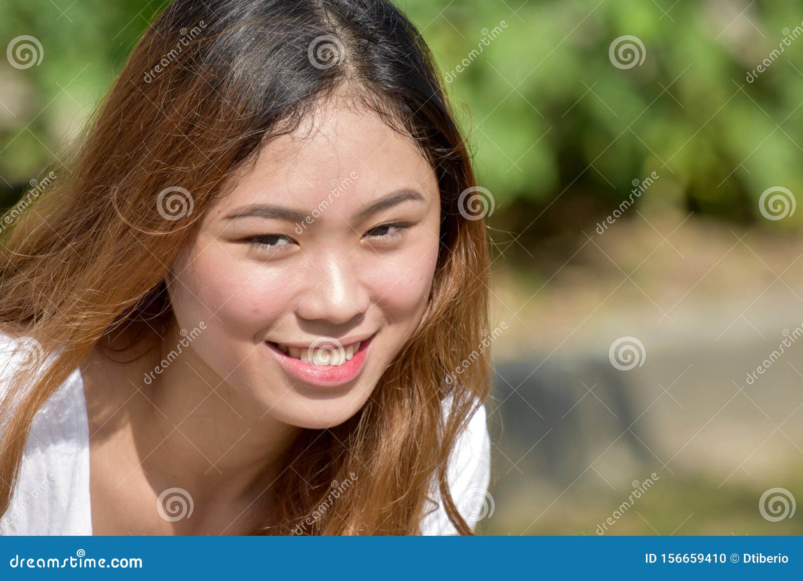 A Contemplative Young Female Stock Photo - Image of female, contemplate ...