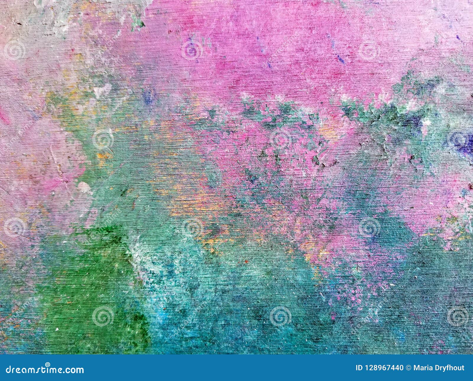 Contemporary Abstract Paint Pattern Stock Illustration - Illustration ...