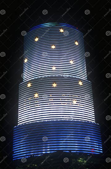 Contemporary Architecture of the Centrust Office Building, Miami ...