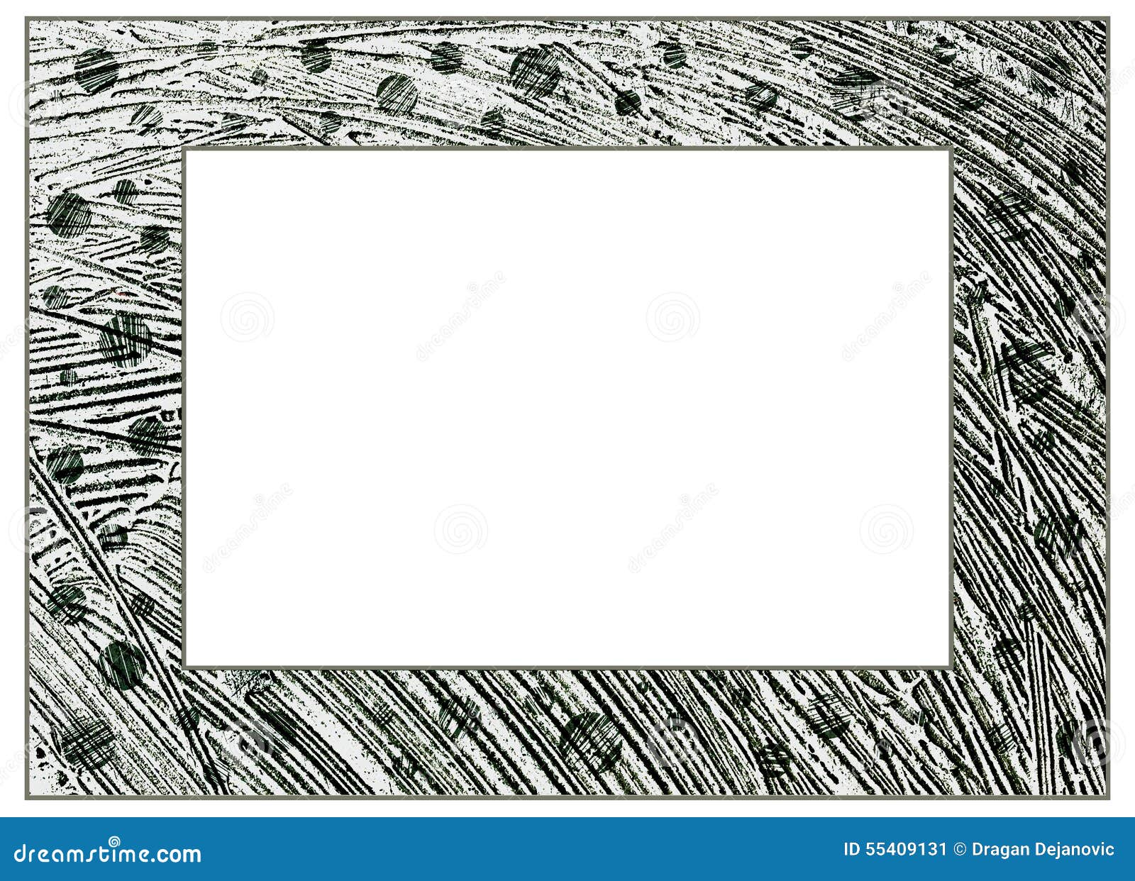 Contemporary Artistic Picture Frame Stock Illustration - Illustration ...