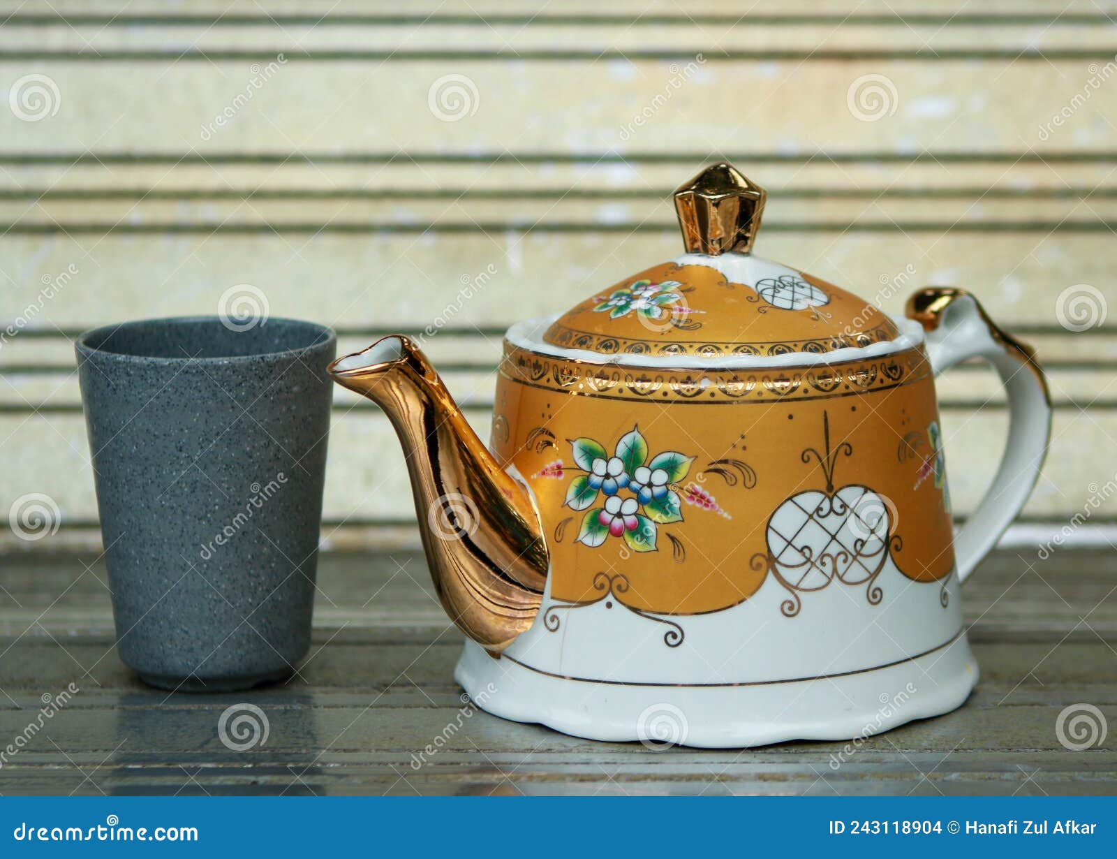 Contemporary Asian Tea Jug. Stock Photo - Image of asia, asian: 243118904