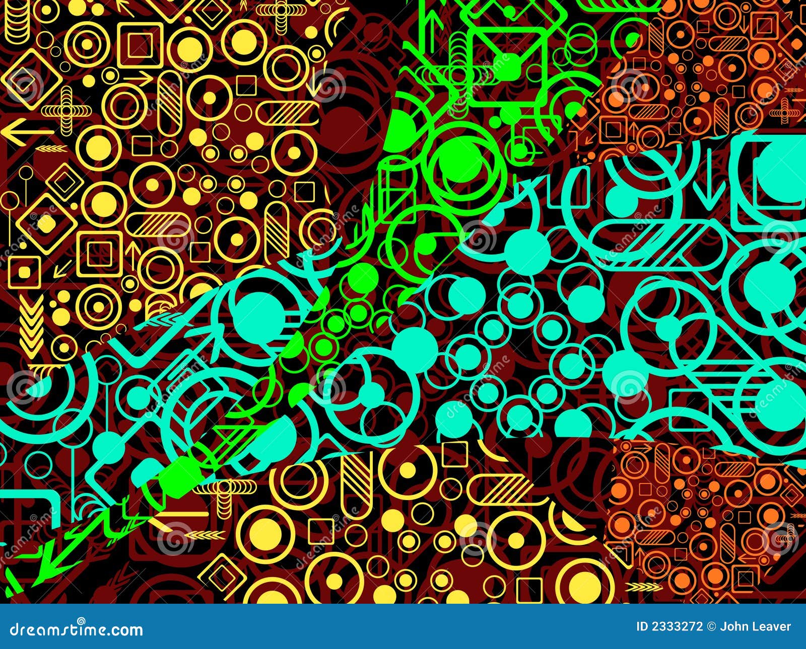 Contemporary background stock illustration. Illustration of shapes ...