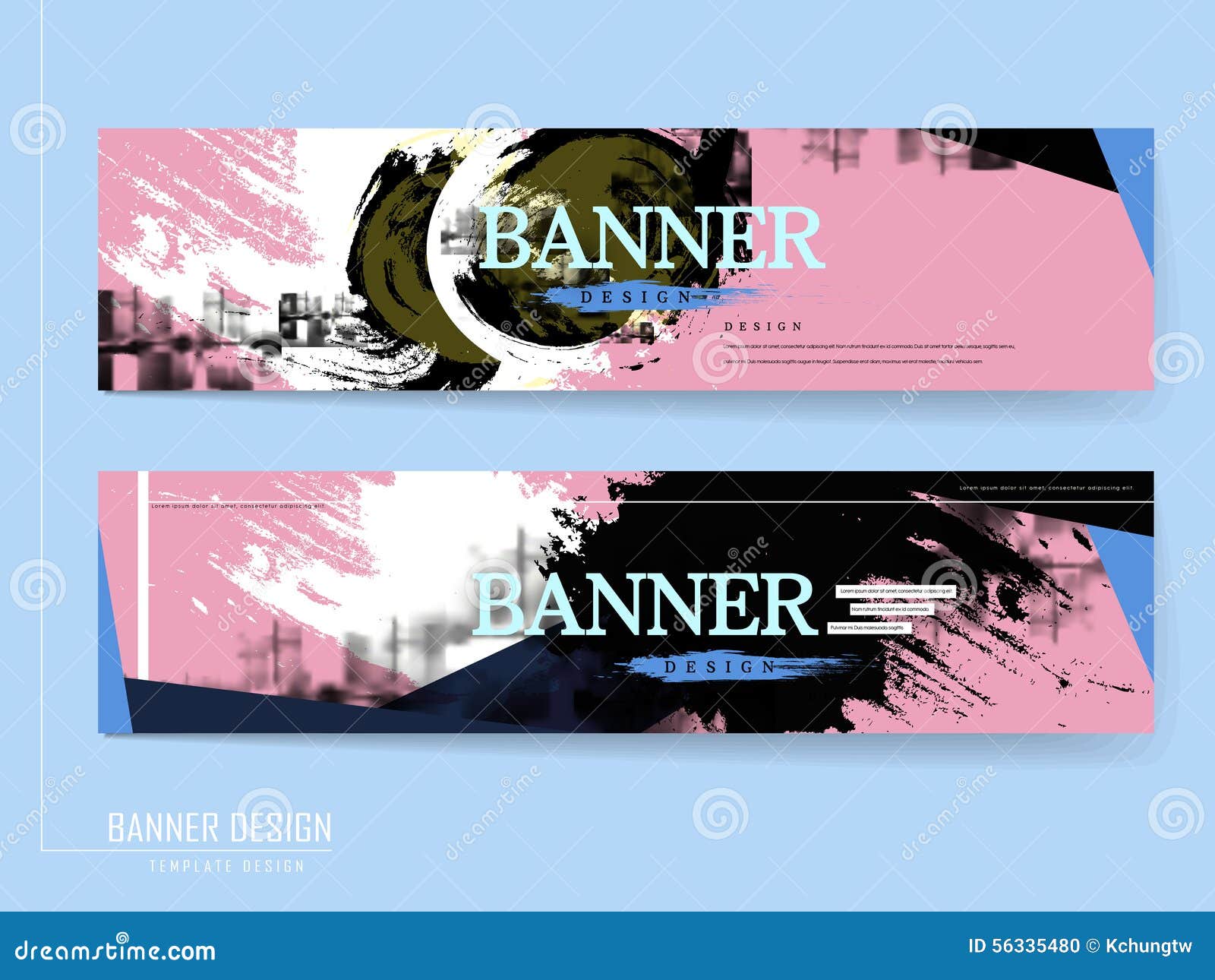 Contemporary banner design stock vector. Illustration of calligraphy ...