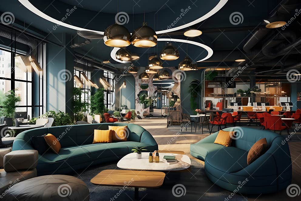 A Contemporary Bright Workspace Encouraging Creative Collaboration ...