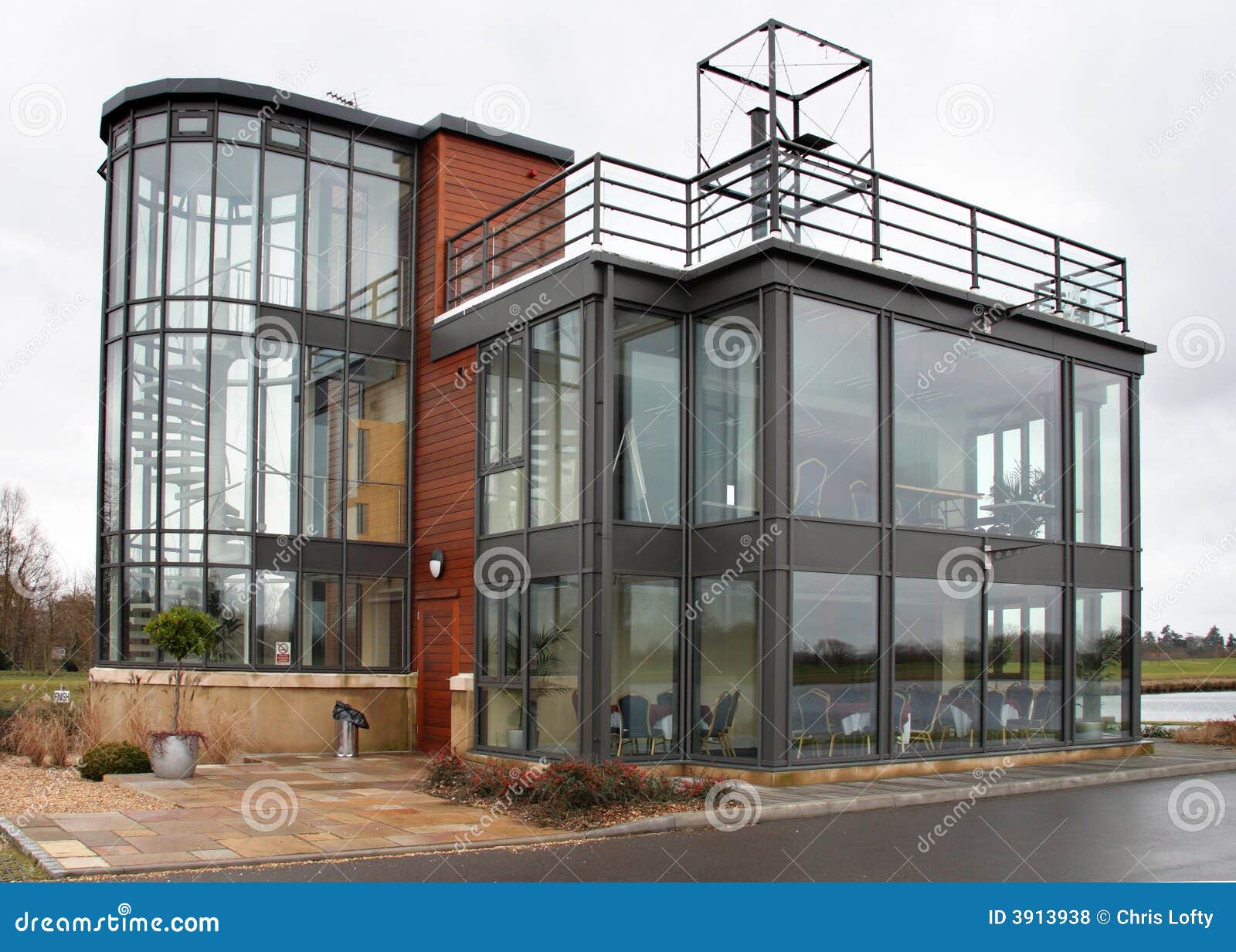 Contemporary Building stock photo. Image of building, architecture ...