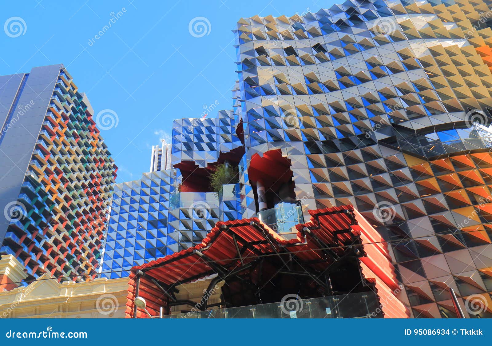 Contemporary Building Architecture Melbourne Australia Editorial Stock ...