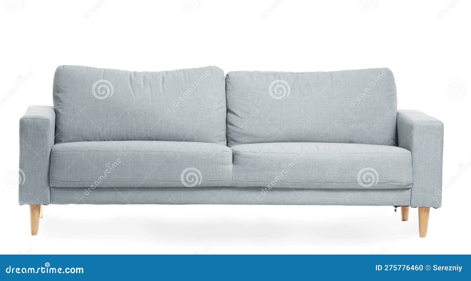 Modern Sofa on White Background Stock Photo - Image of modern, elegance ...