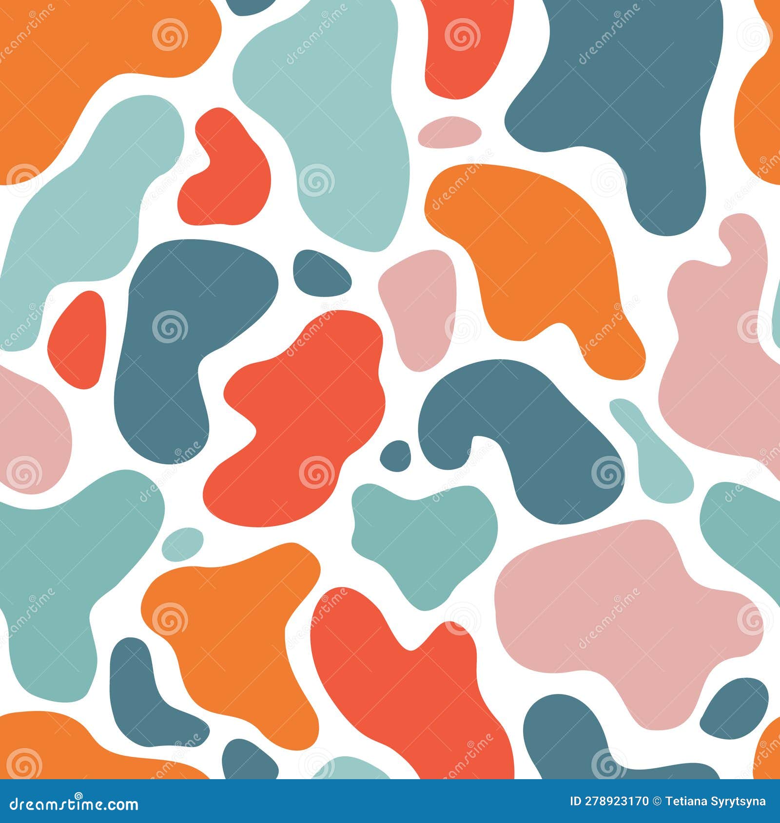 Contemporary Curvy Wavy Cut Outs, Doodle Geometric Camo Elements, Forms ...