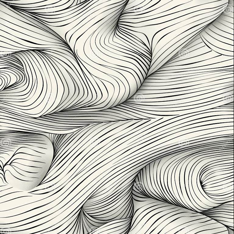 Contemporary Drawing Book Background Featuring Elegant Lines. Stock ...
