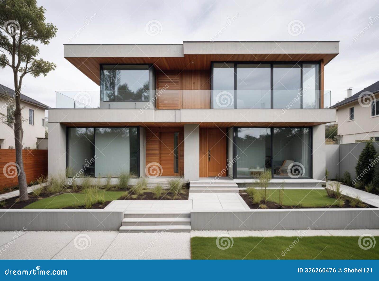 Contemporary Duplex with Expansive Glass Walls and Minimalist ...