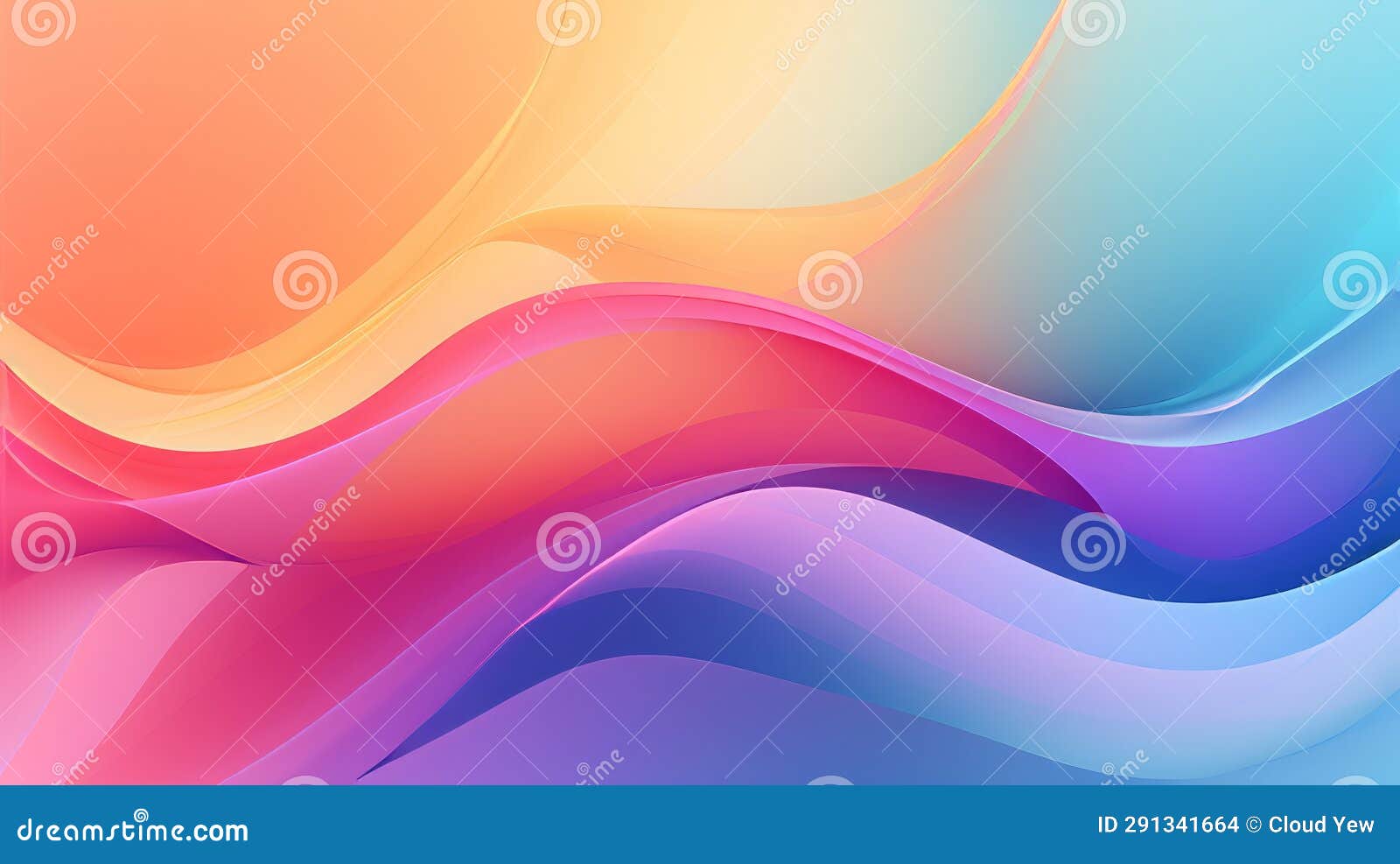 Contemporary Gradient Flow stock illustration. Illustration of liquid ...