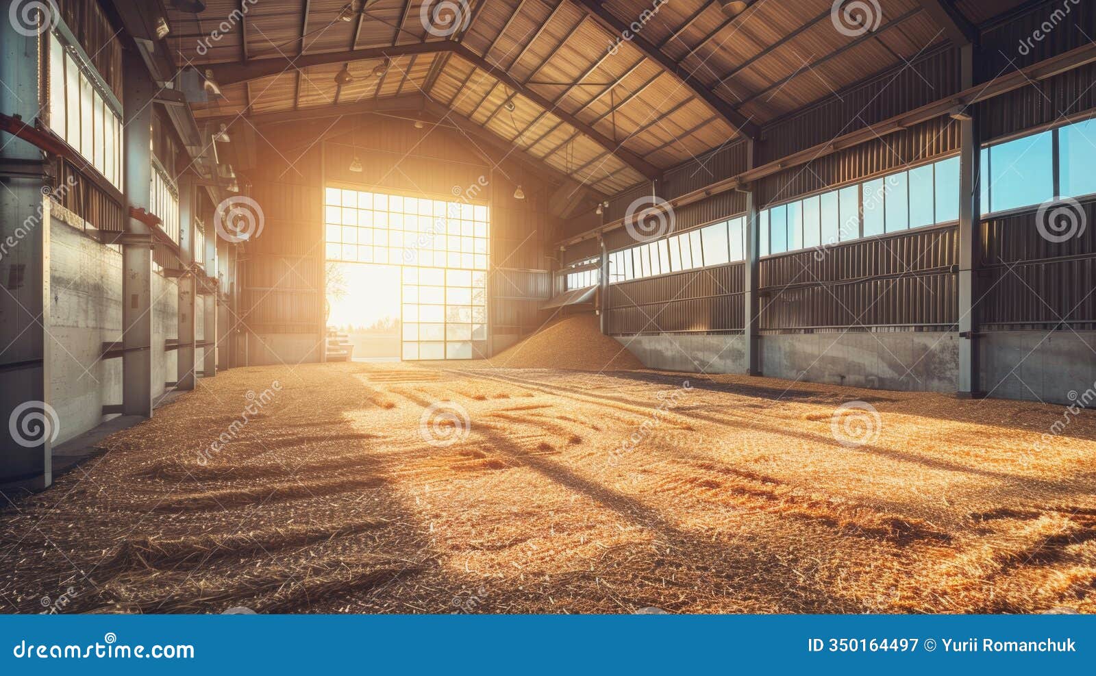 Contemporary Granary Building with Ample Sunlight and Open Interior ...