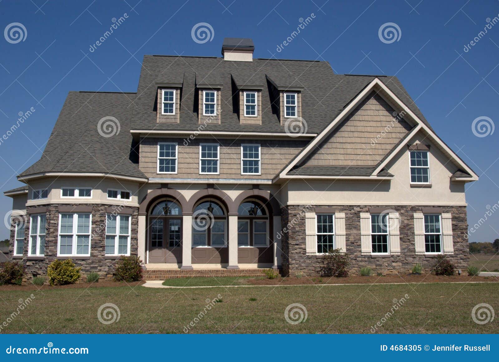 Contemporary Home stock image. Image of unique, enterance - 4684305