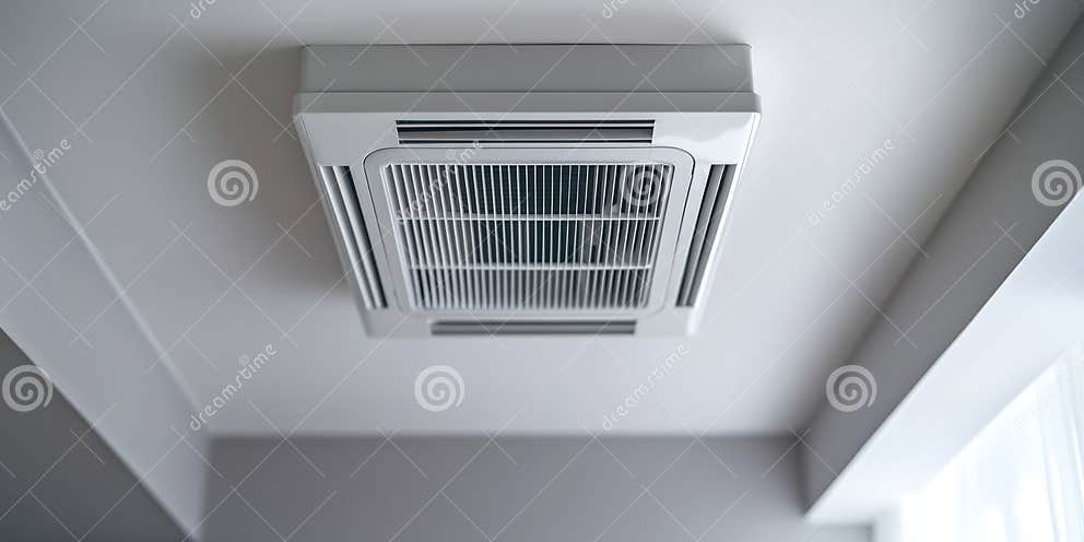 The Contemporary HVAC System Includes Advanced Ventilation and Air Conditioning Technology Stock ...