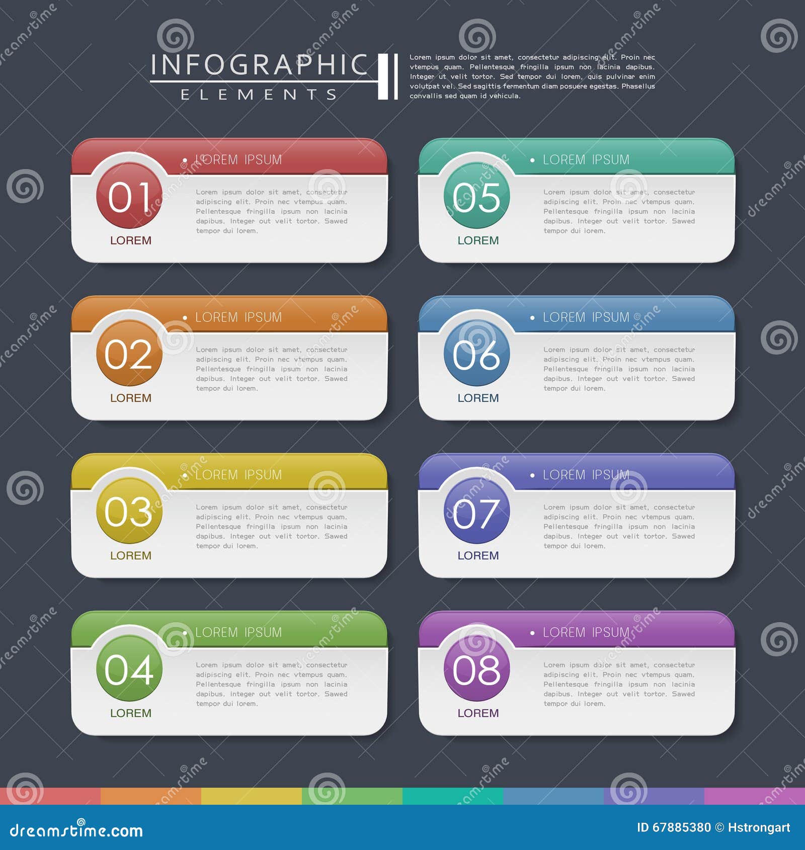 Contemporary Infographic Design Stock Illustration - Illustration of ...