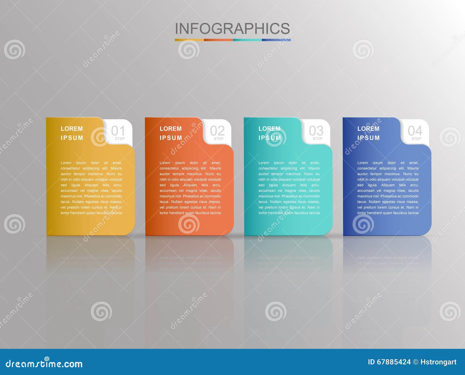 Contemporary Infographic Design Stock Illustration - Illustration of ...