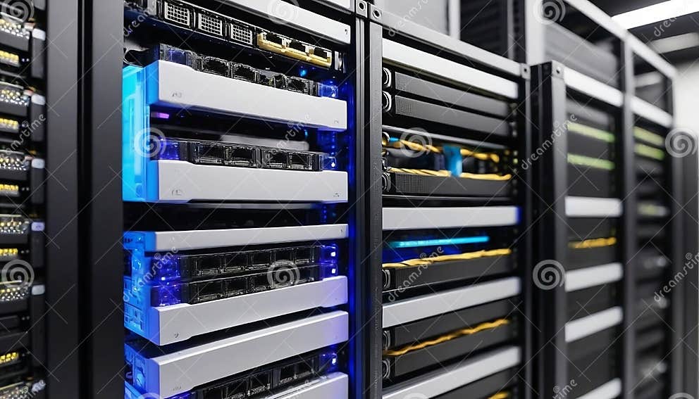 Contemporary Internet Content Hosting Platform with Rack Housing for ...