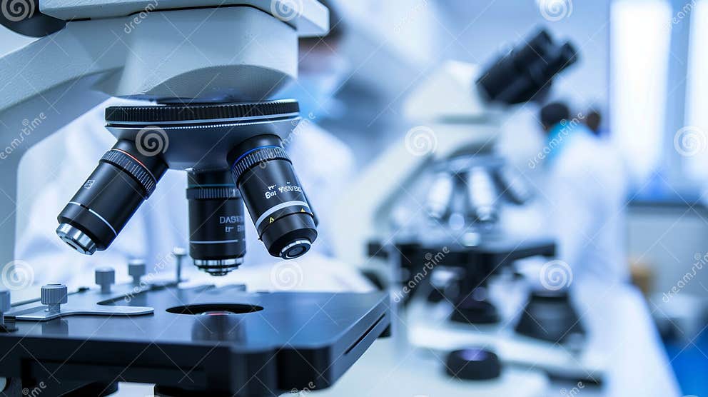 Scientists Conduct Advanced Research in a Modern High-tech Laboratory ...