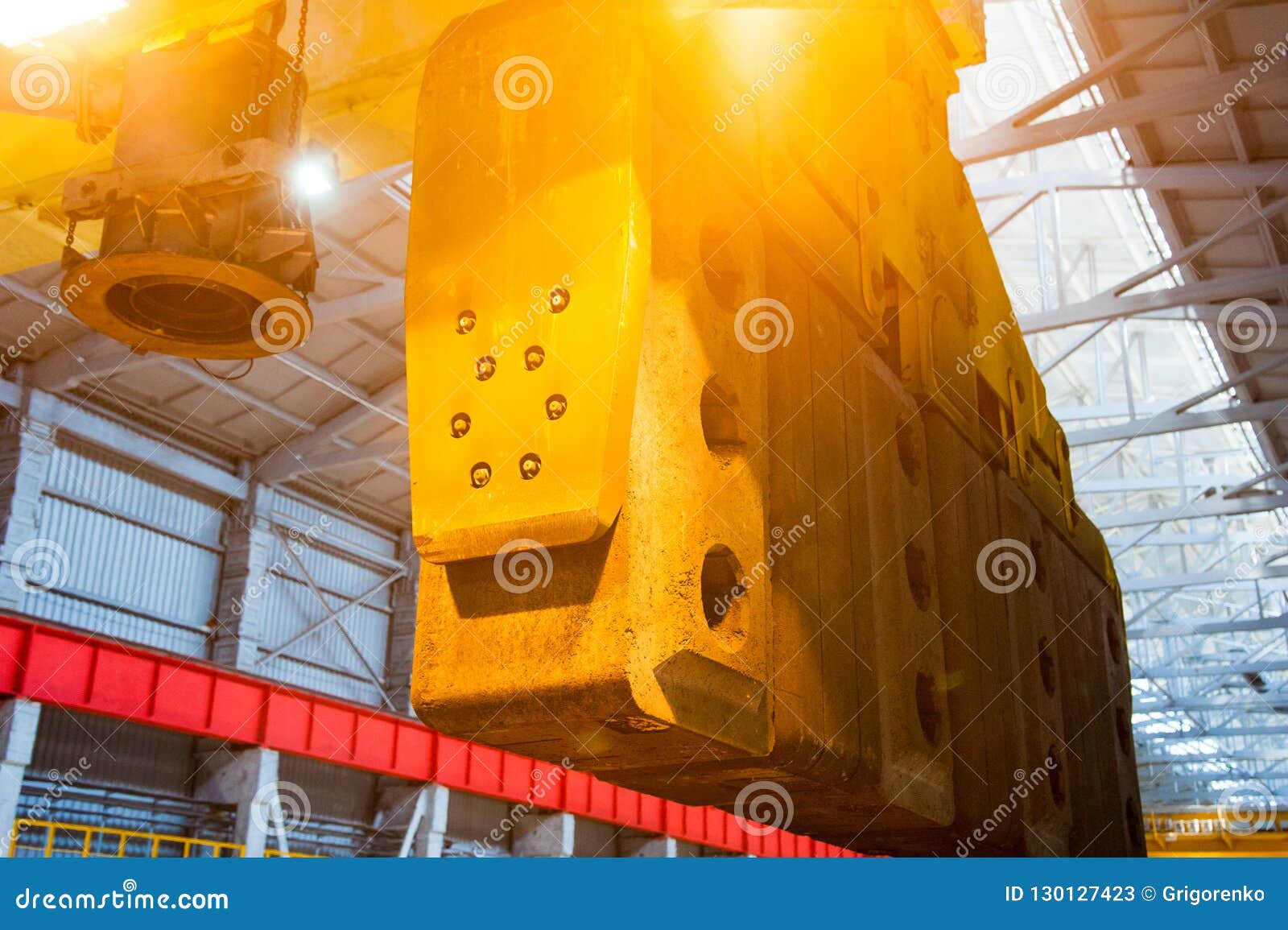 Contemporary Large Aluminum Foundry Stock Image - Image of equipment ...
