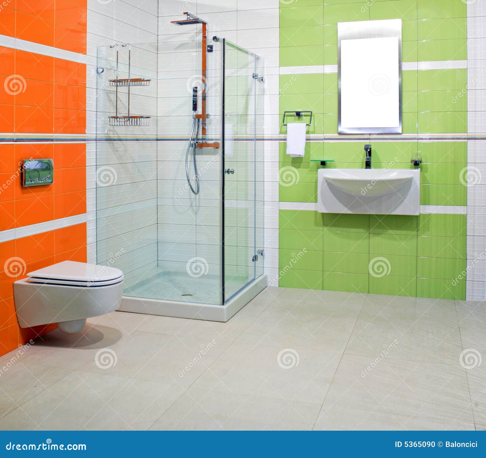 Contemporary lavatory stock photo. Image of indoor, bathroom - 5365090
