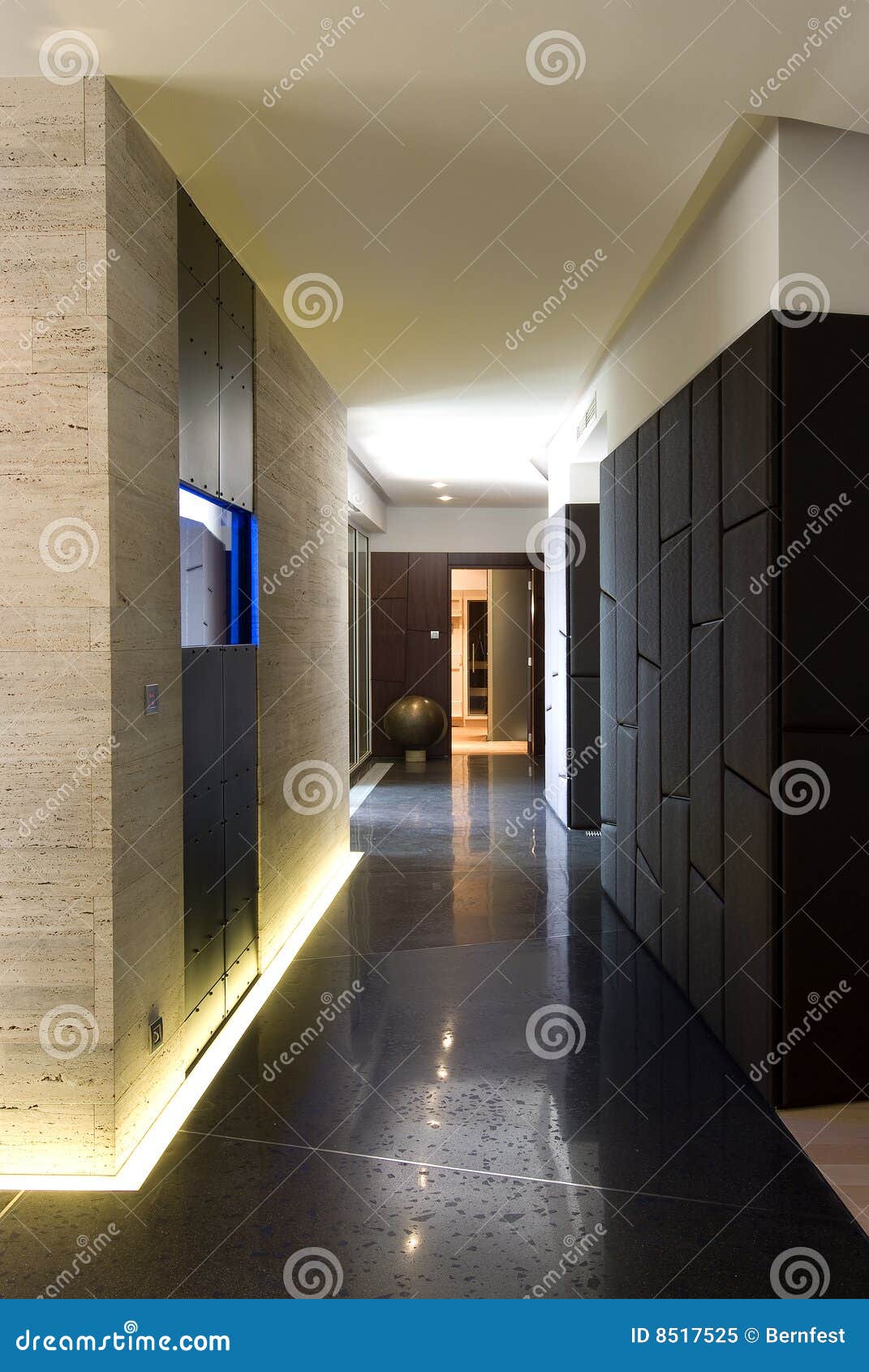 Contemporary loft hall stock image. Image of design, luxury - 8517525