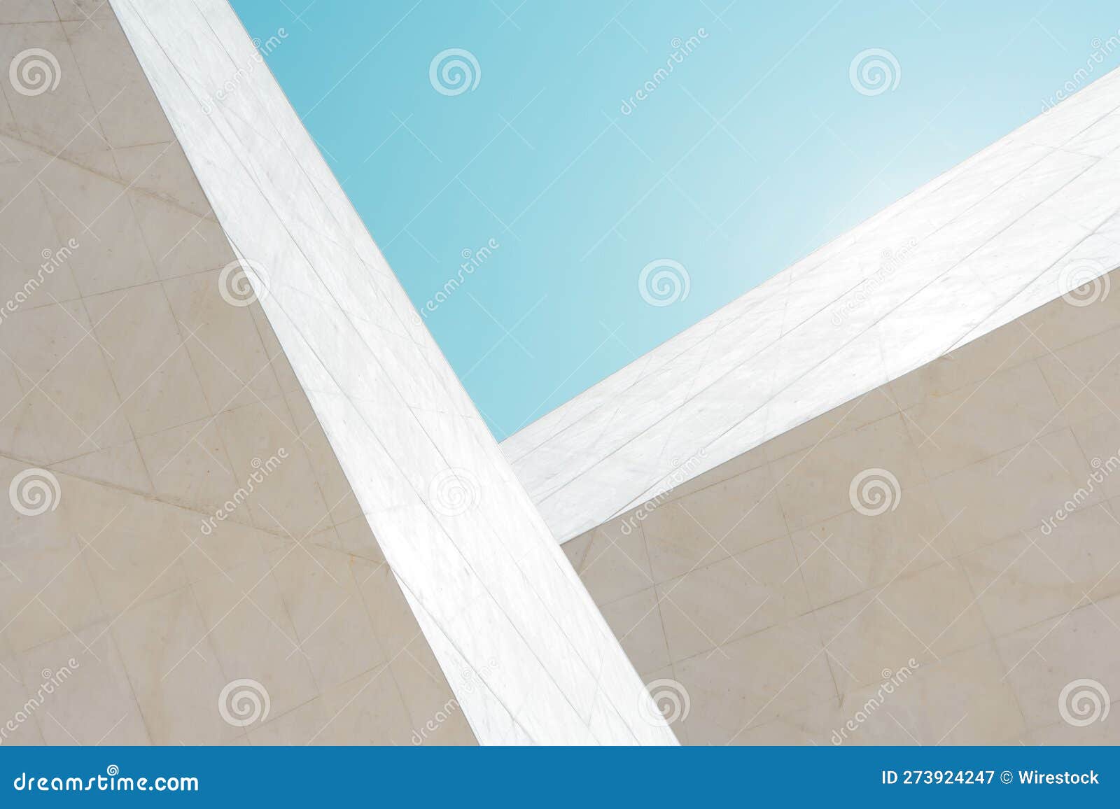 Contemporary and Minimalist Architecture Backdrop. Stock Image - Image ...