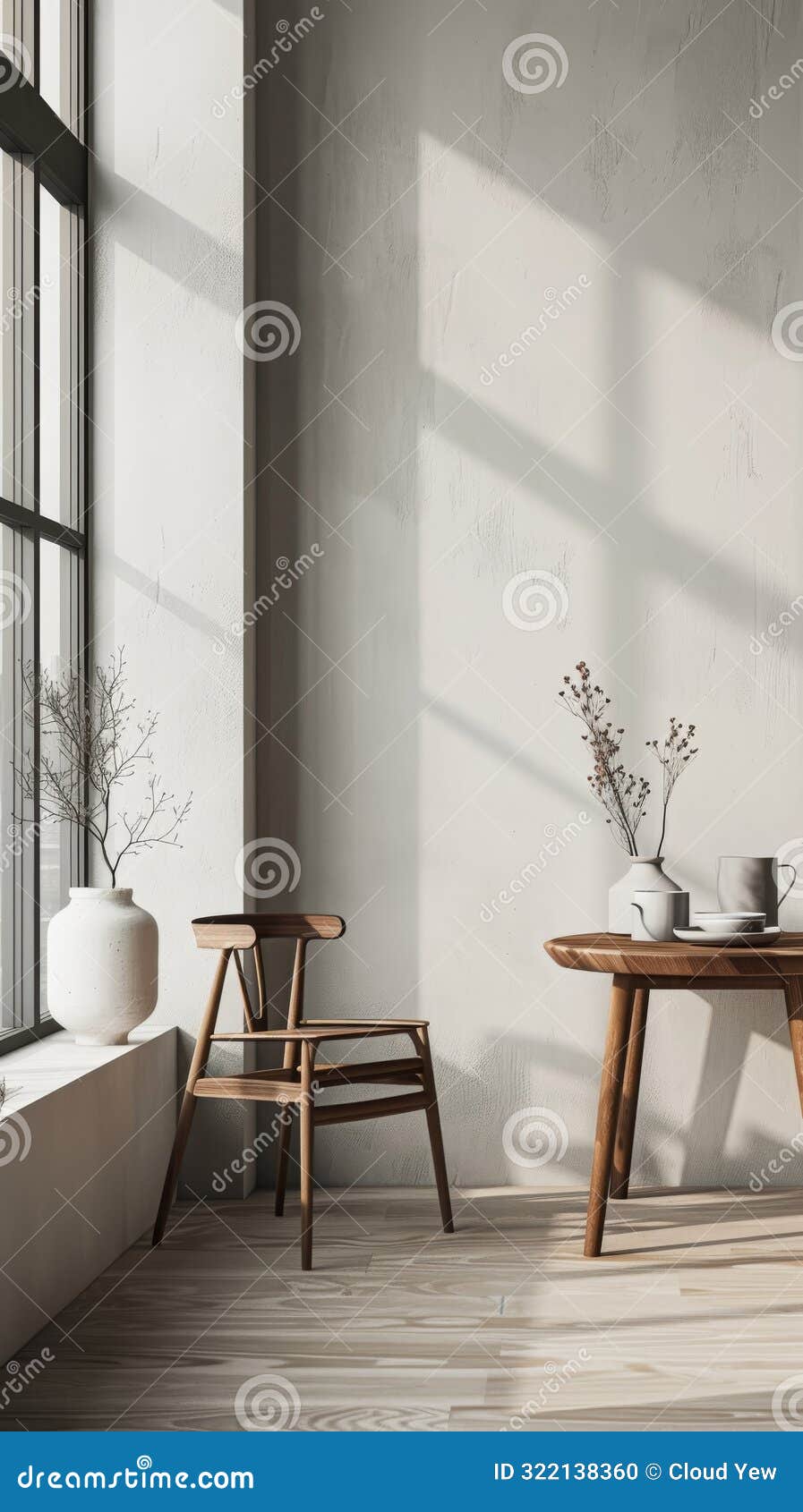 Contemporary Mockup Scene with a Focus on Simplicity. Stock ...