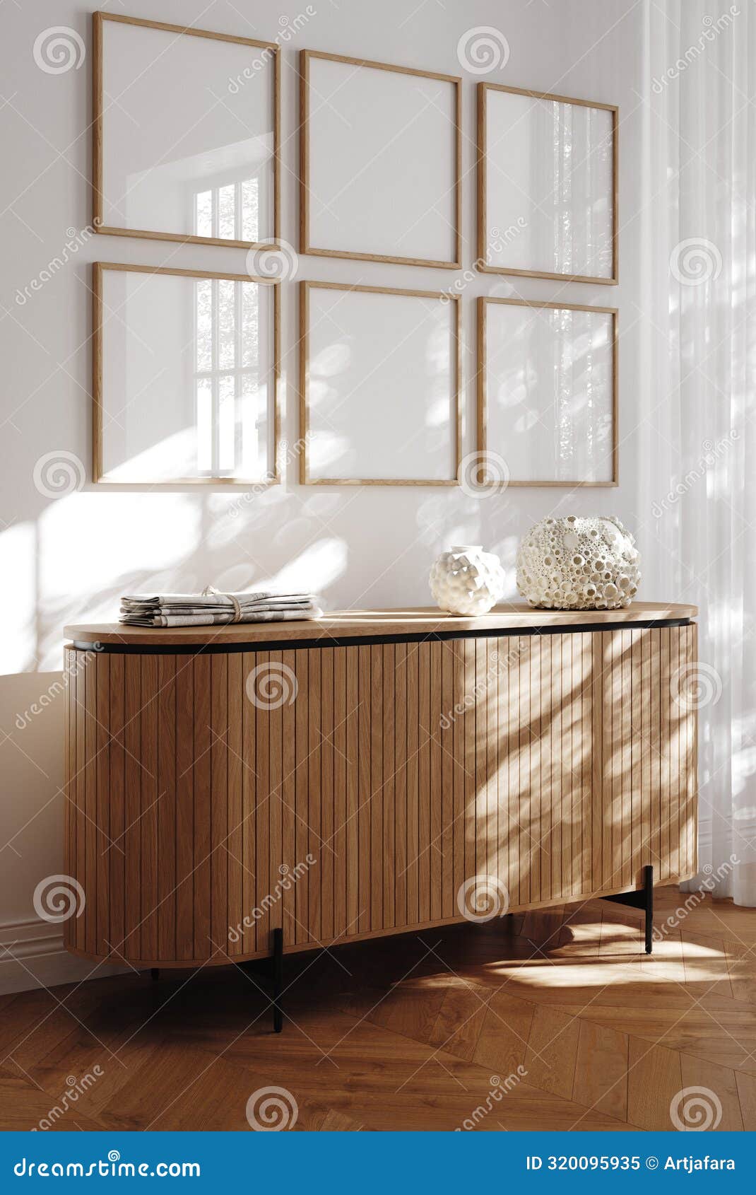 Contemporary Modern Home Space, Clean Minimalist Interior, Frame Mockup ...