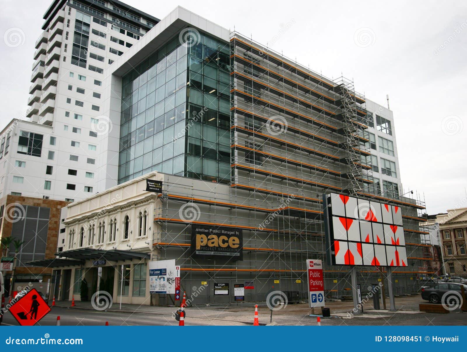 Modern Architectural Multistory Office Tower Extension Added To ...