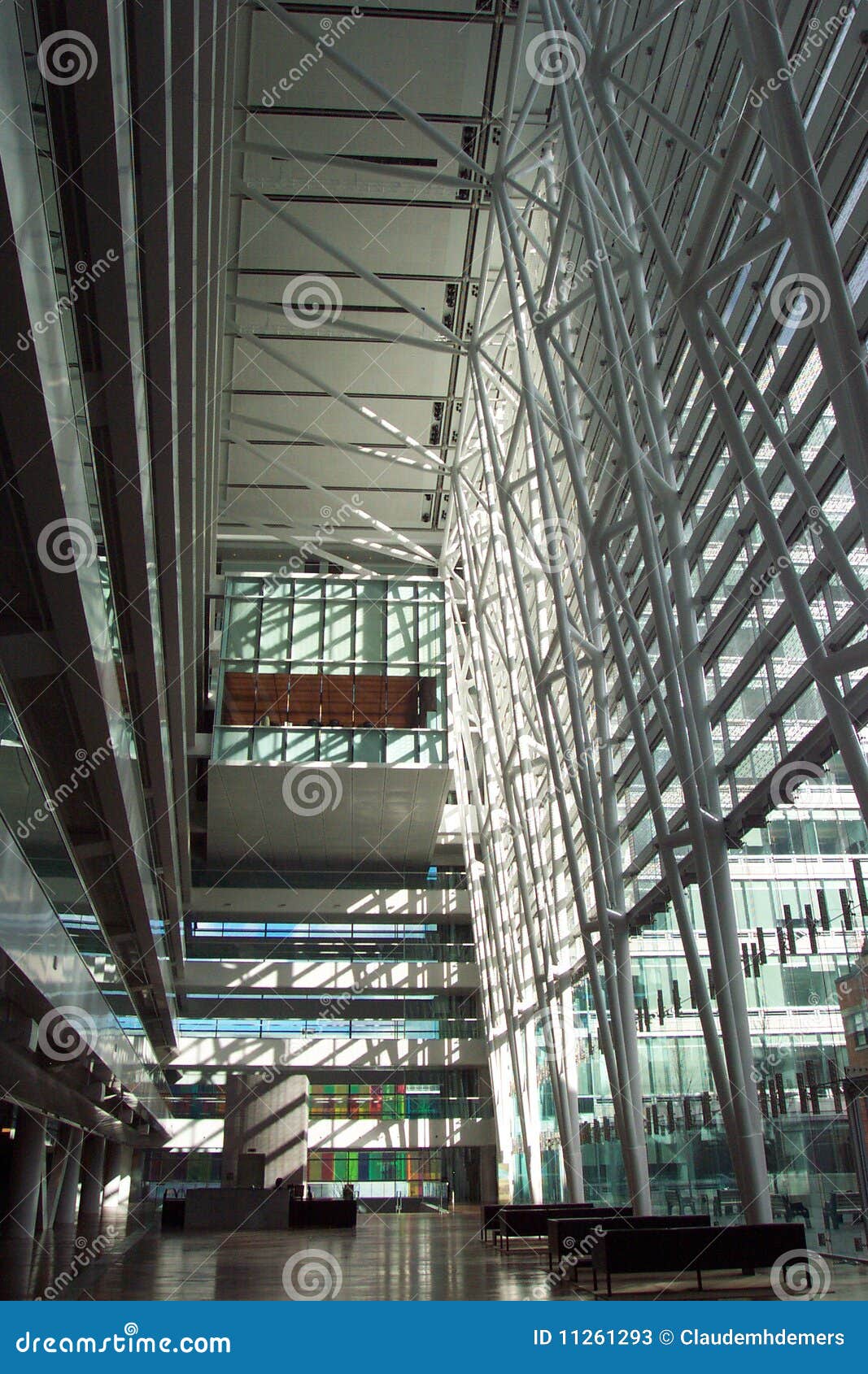 Contemporary Office Building - Hall Stock Image - Image of constructive ...