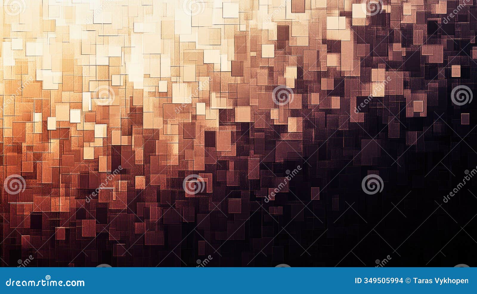 Contemporary Pixelated Gradient Background in Mocha Mousse Tones ...