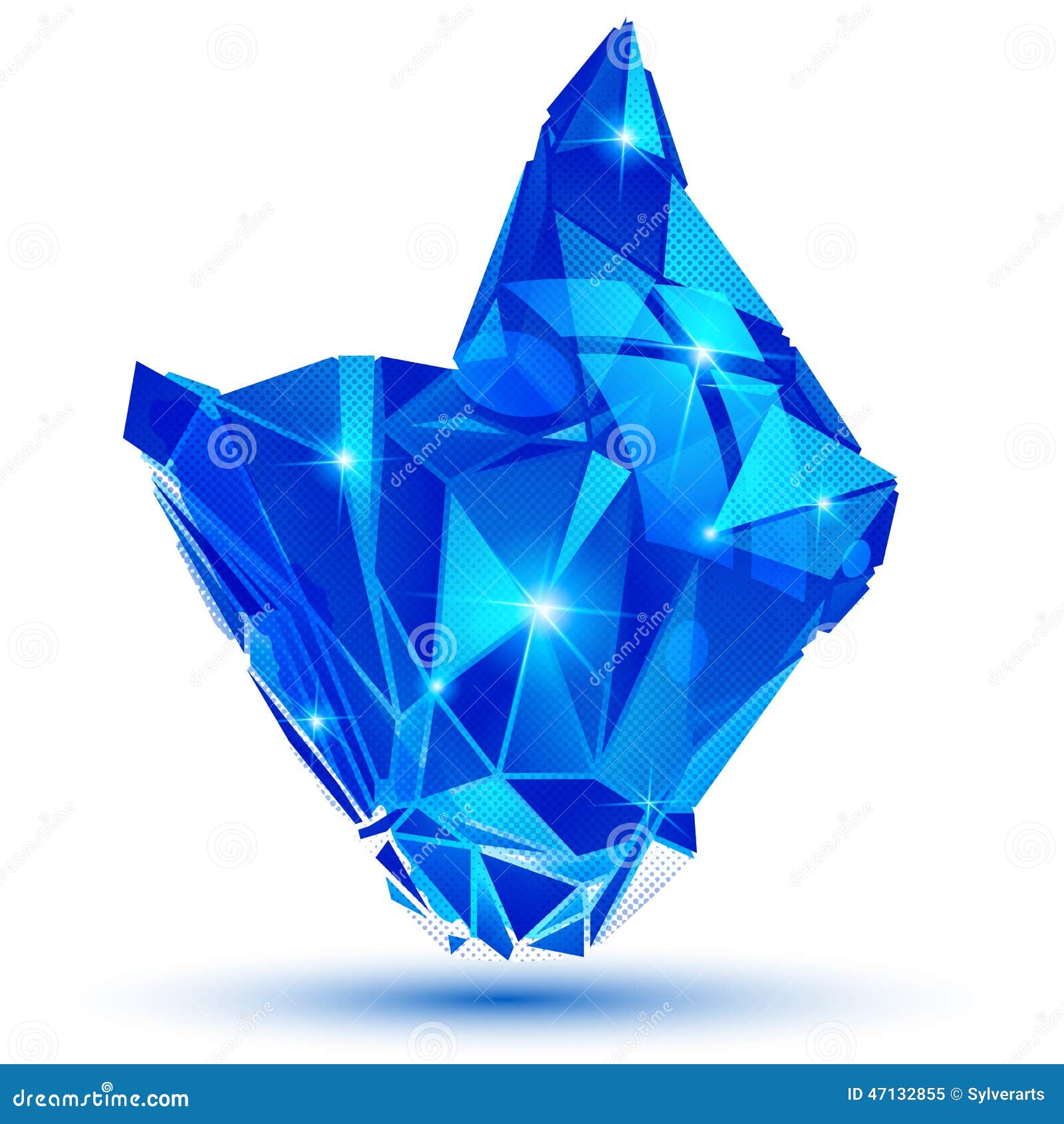 Contemporary Plastic Pixel Dimensional Object Created from Geometric ...