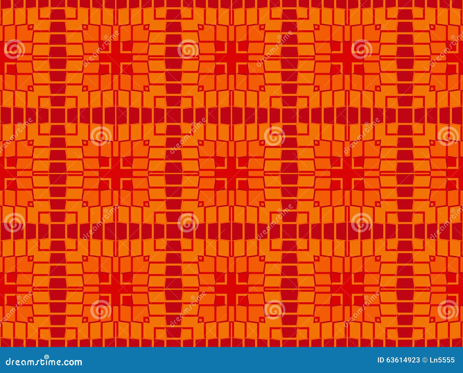 Contemporary Seamless Pattern with Decorative Geometrical Objects of ...
