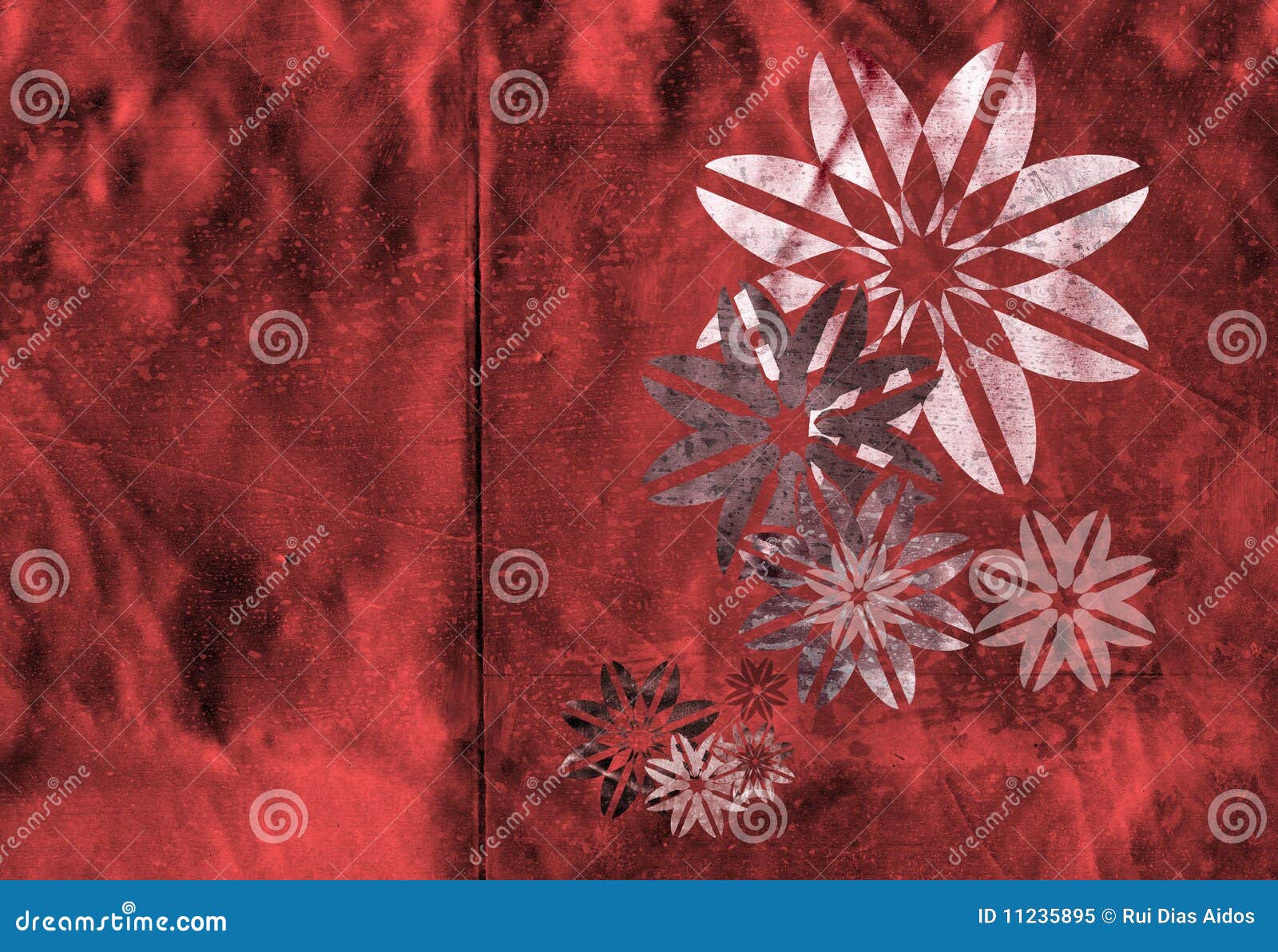 Contemporary Stencil in Red Stock Illustration - Illustration of frame ...