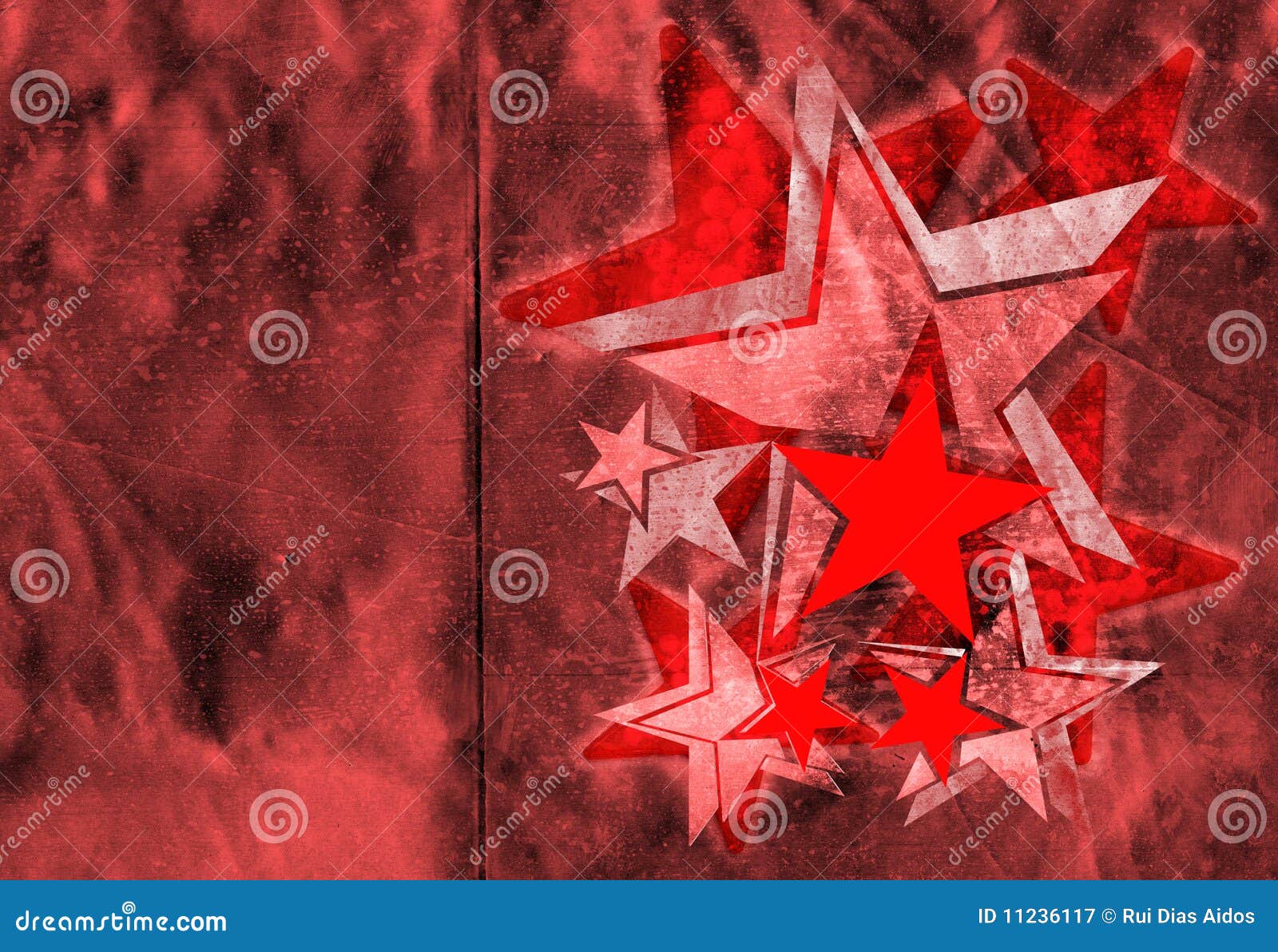 Contemporary Stencil on Red Stock Illustration - Illustration of ...