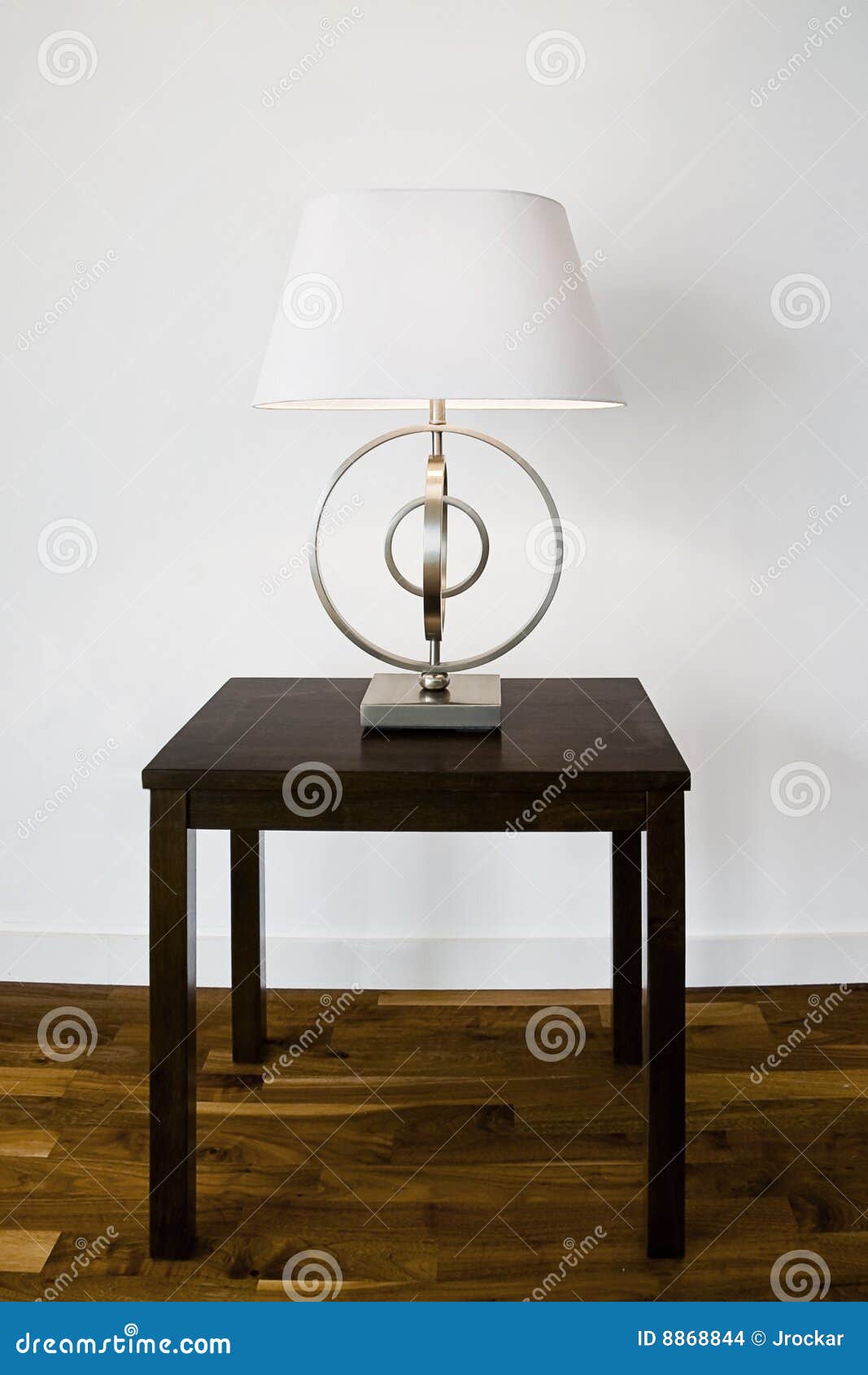Contemporary table lamp stock photo. Image of design, massive - 8868844