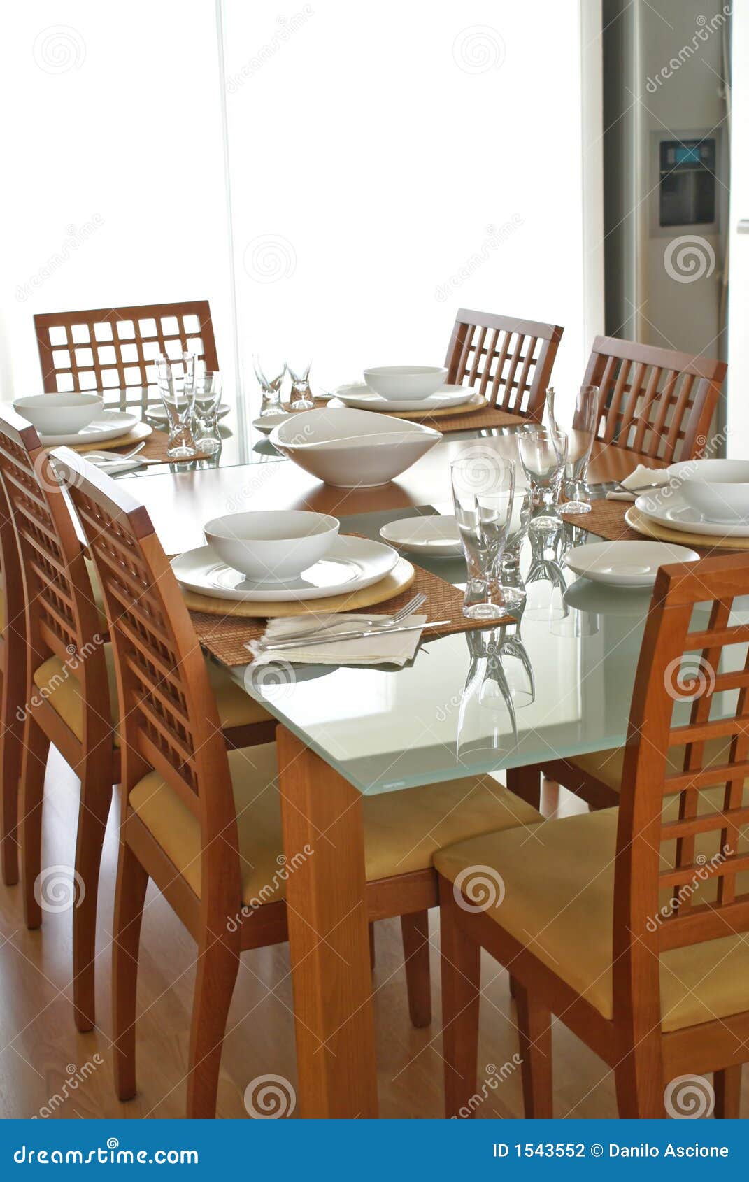 Contemporary table setting stock photo. Image of lifestyle - 1543552