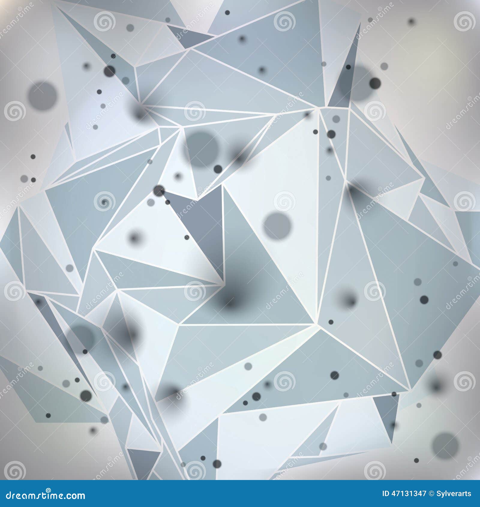 Contemporary Tech Stylish Construction, Abstract Dimensional Background ...