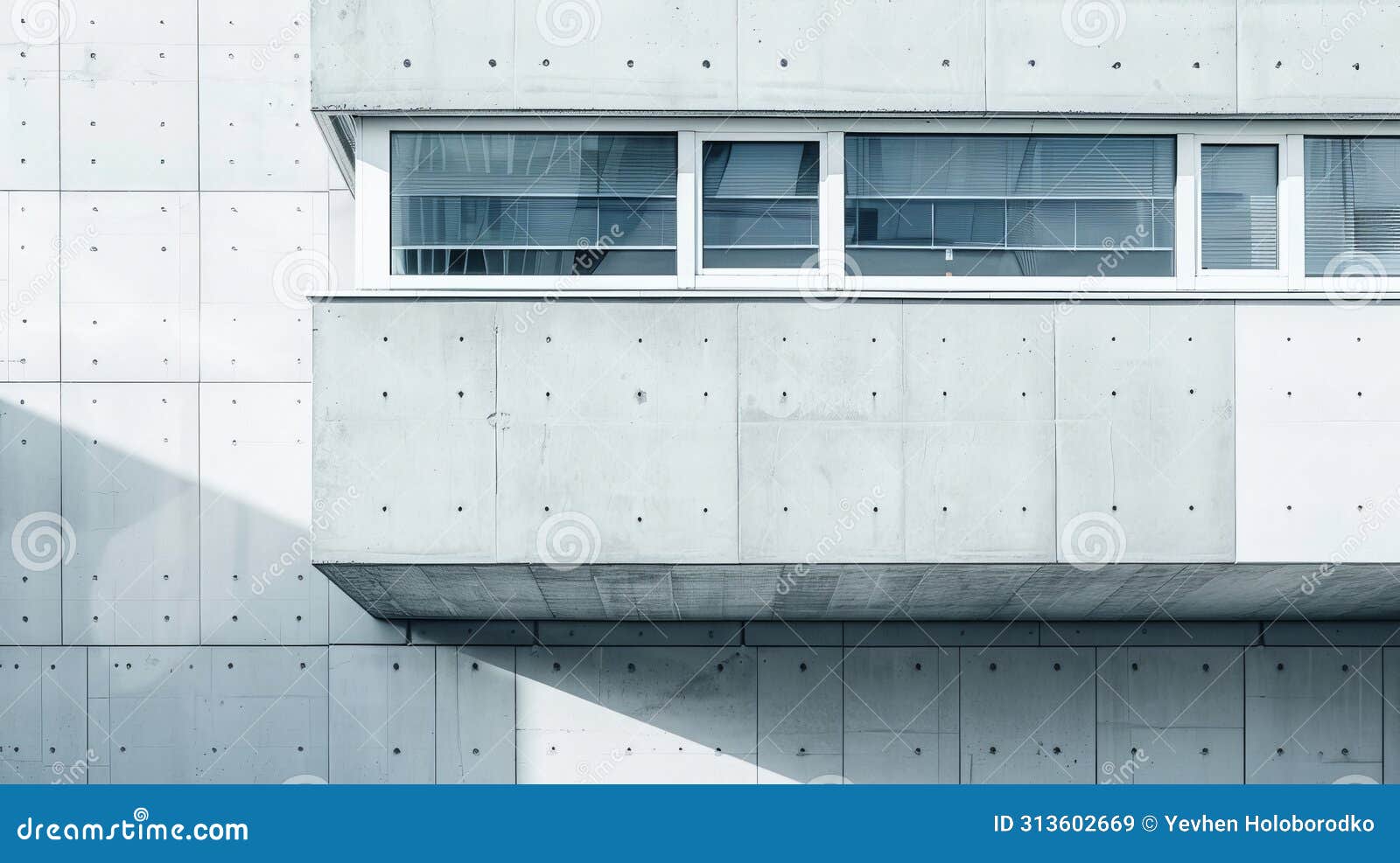 Contemporary Urban Building Constructions in White and Gray Tones ...