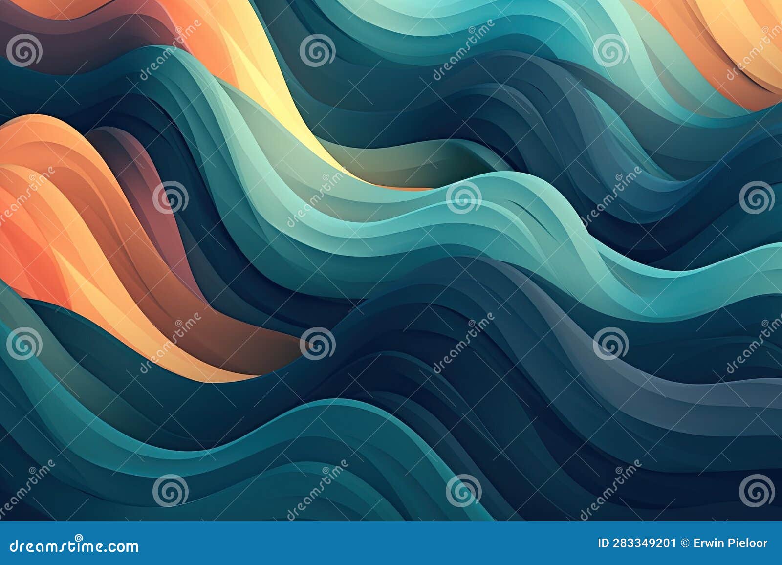 Contemporary Wave-inspired Background Design for Your Creative Project ...